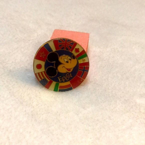Disney | Accessories | Mickey Mouse Epcot Pin | Poshmark
